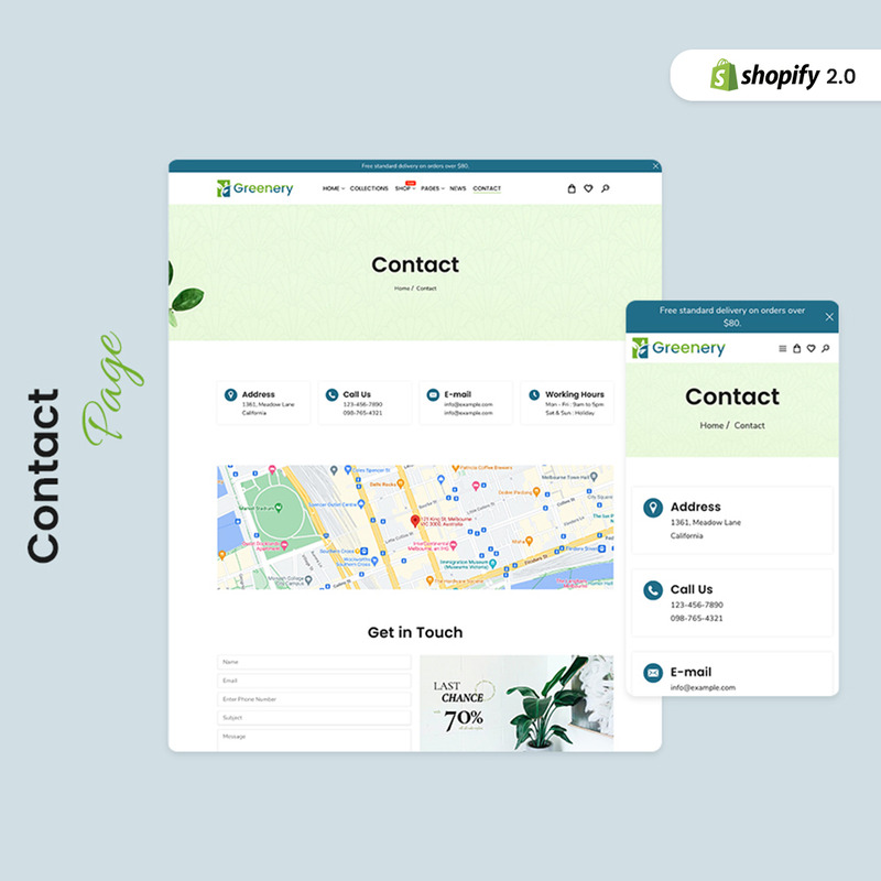 Greenery - Gardening and Houseplants Shopify Theme