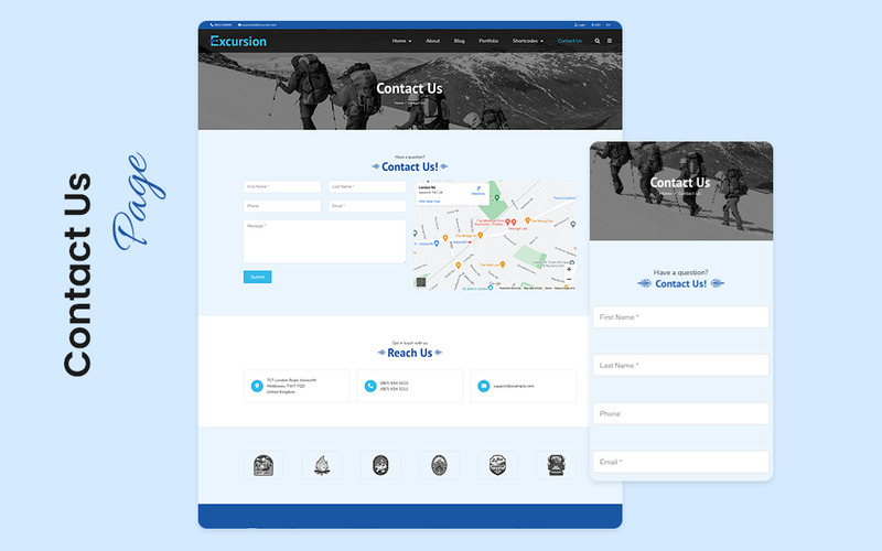 Excursion Travel & Trip Site Template - TemplateMonster