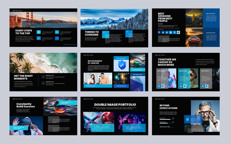 Karina Travel Agency Animated PowerPoint Presentation Template