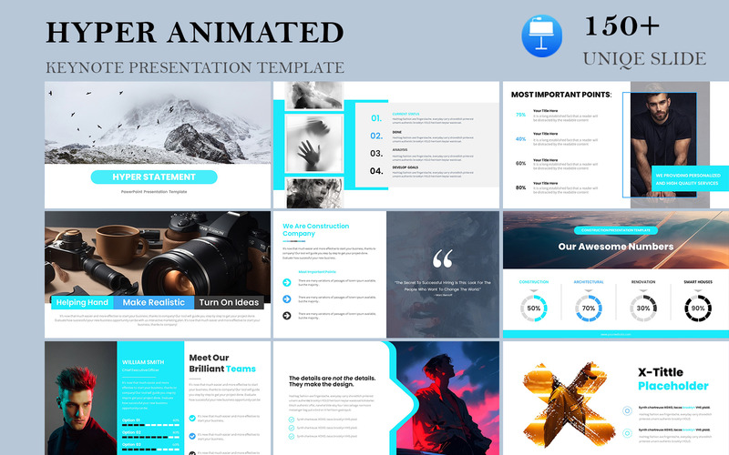 Hyper Animated Quick Keynote Presentation Template