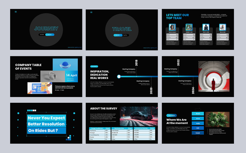 Karina Travel Agency Animated PowerPoint Presentation Template