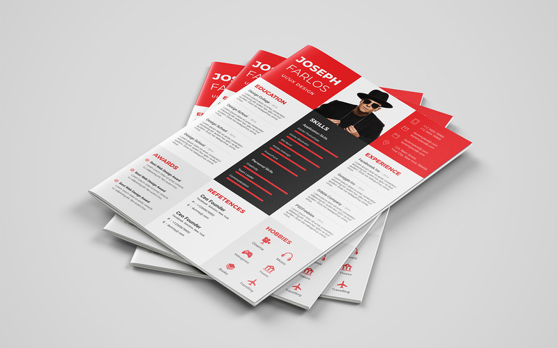 Joseph Ultra Resume | CV Template #376492 - TemplateMonster