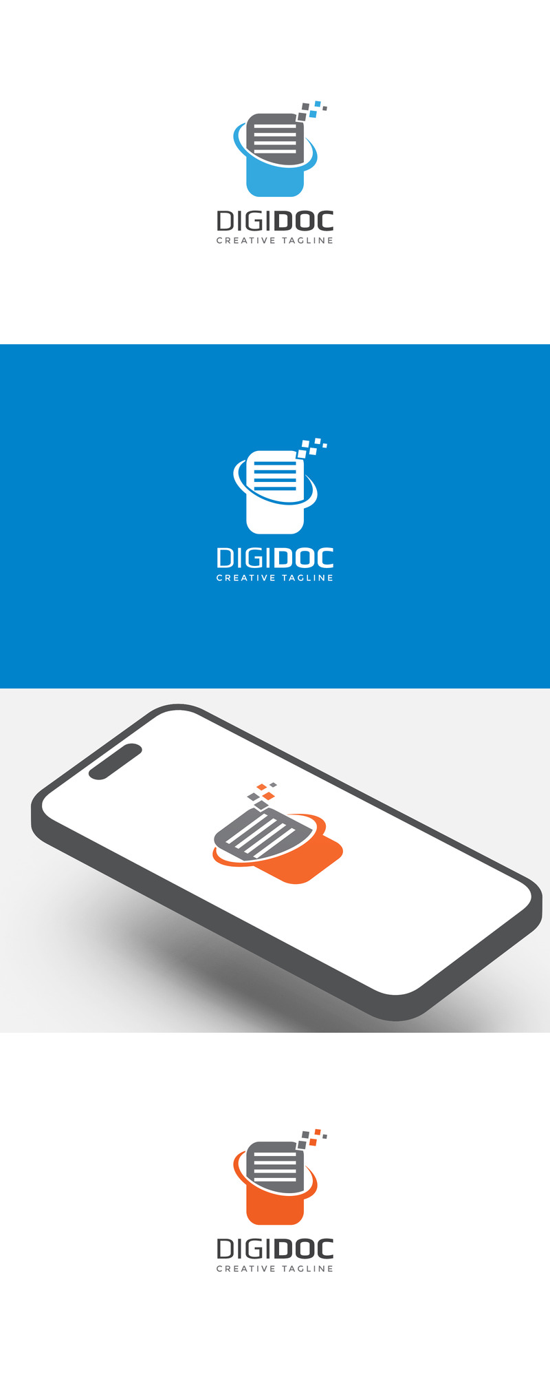 DIGI DOC logo Design Template #367264 - TemplateMonster