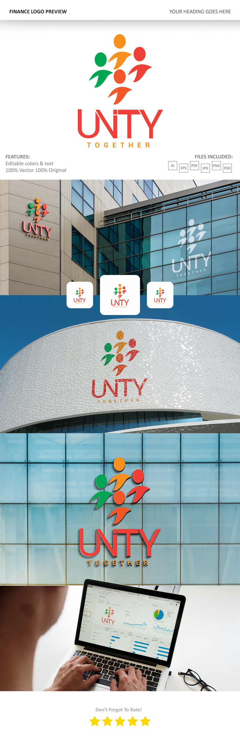 Unity Logo 2 Design Concepts #368693 - TemplateMonster