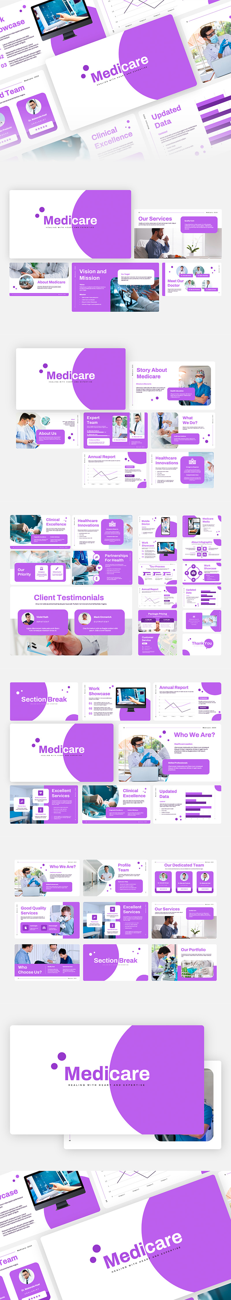 Medicare– Medical Presentation Template Design