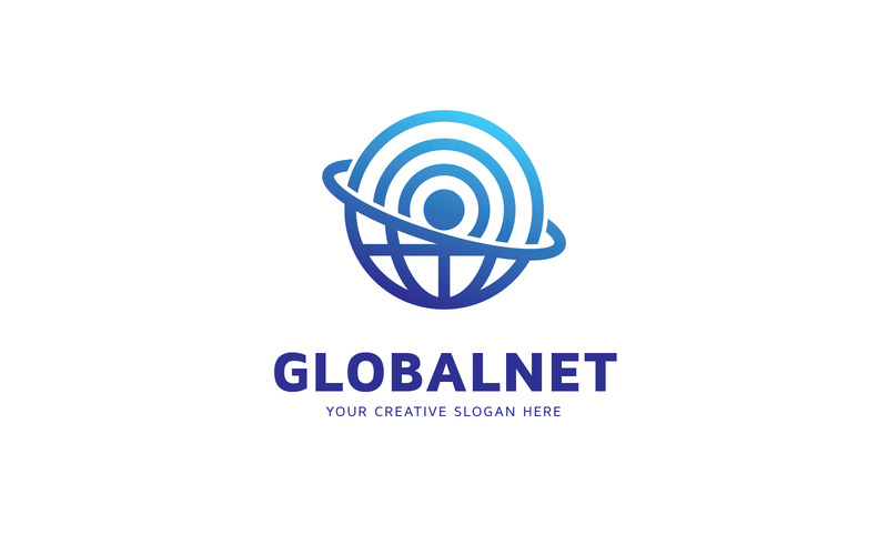 Global Net Logo Design Template FREE - TemplateMonster