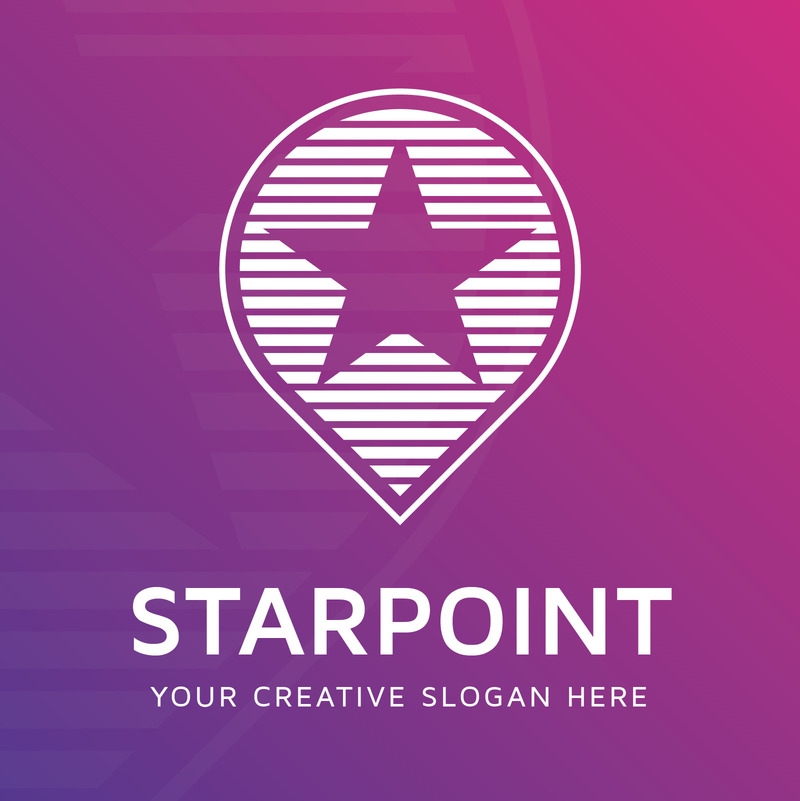 Star Point Logo Design Template #442466 - TemplateMonster