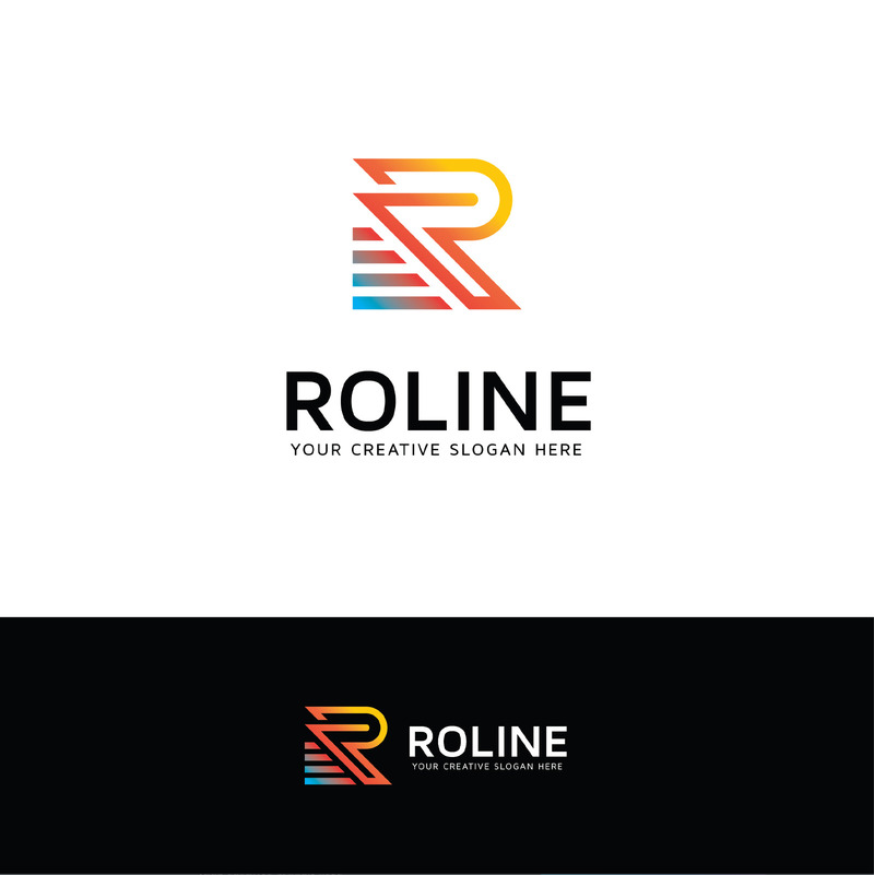 Creative R Letter Logo Design Template FREE - TemplateMonster