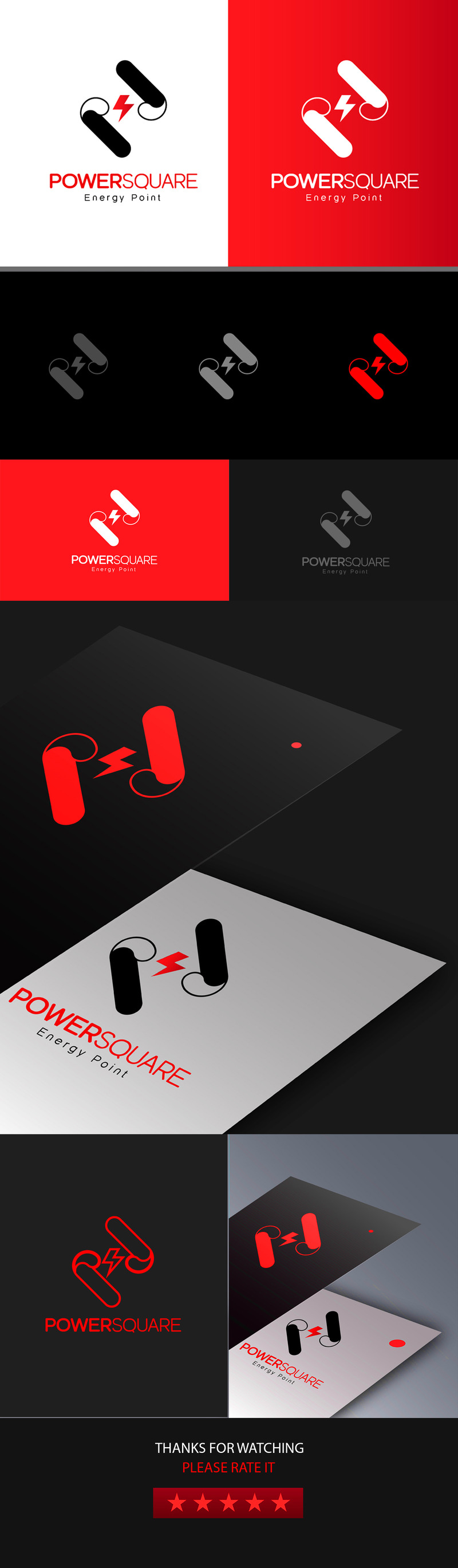 Power And Energy Logo template #372783 - TemplateMonster