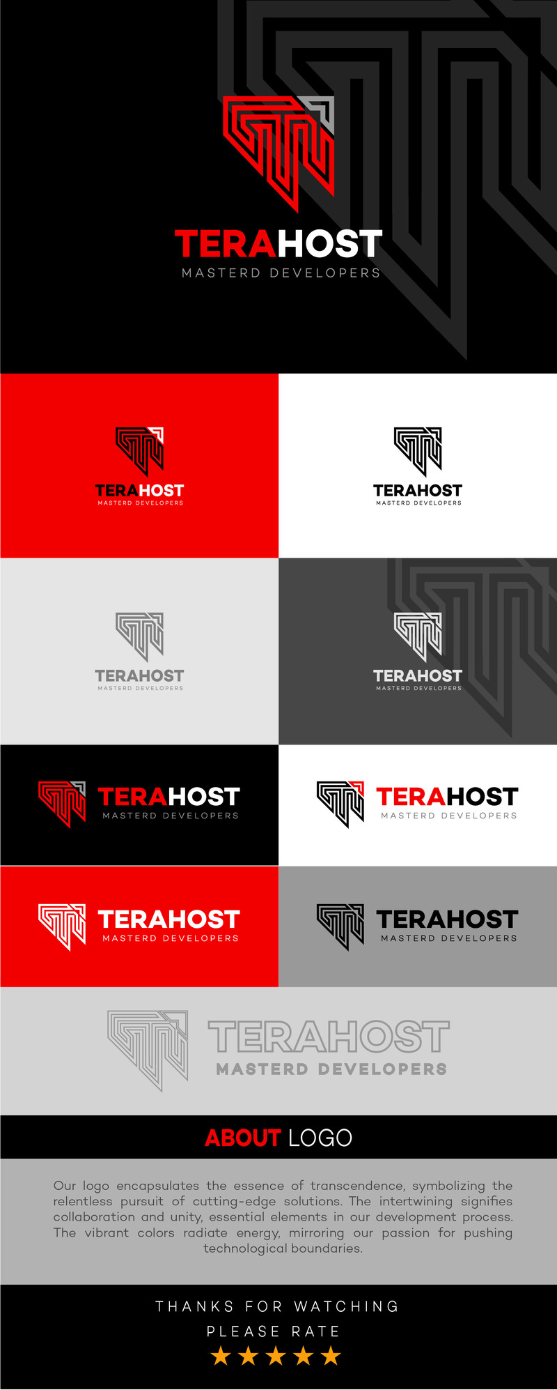 Letter T Web Developers Logo Design #371149 - TemplateMonster