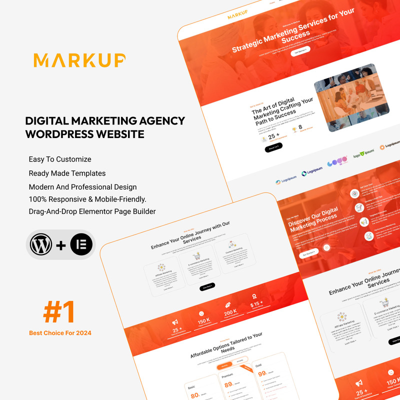 Markup - SEO & Digital Marketing Agency WordPress Website