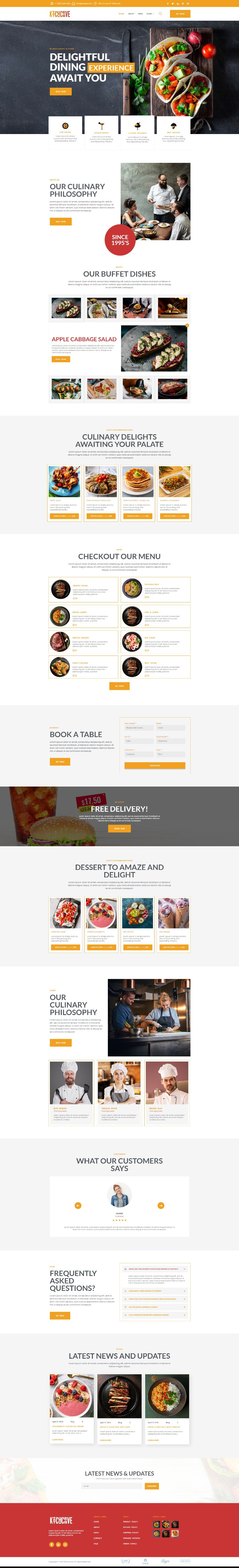 Kitchcrave – Daylight Restaurant & Cafe Elementor Kit