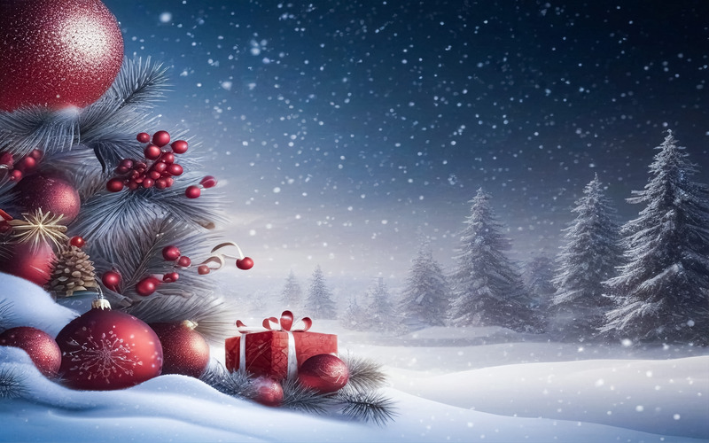 Collection Of 3 Christmas Background Template High Quality