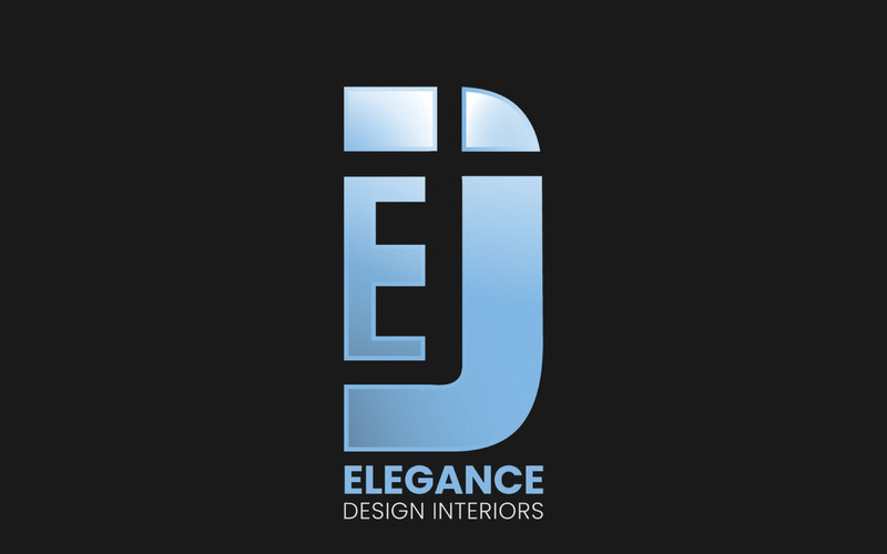 Modèle de logo Elegance Design Interiors/ EDI/EDJ créatif et professionnel