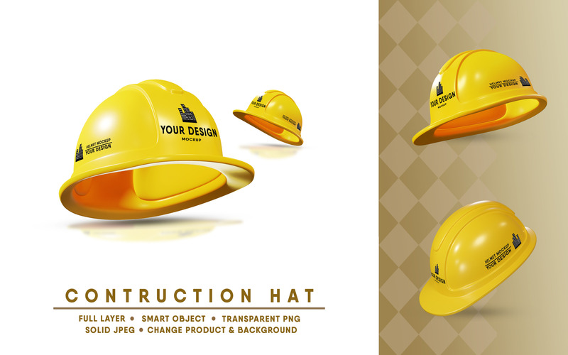 Contruction Hat I Easy Editable #400487 - TemplateMonster