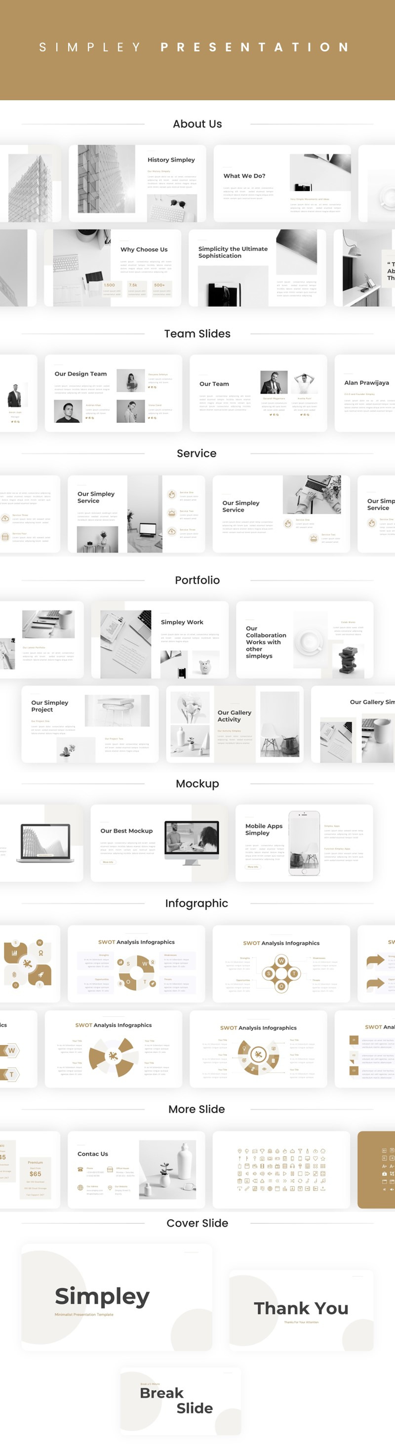 Simpley – Plantilla minimalista para Keynote
