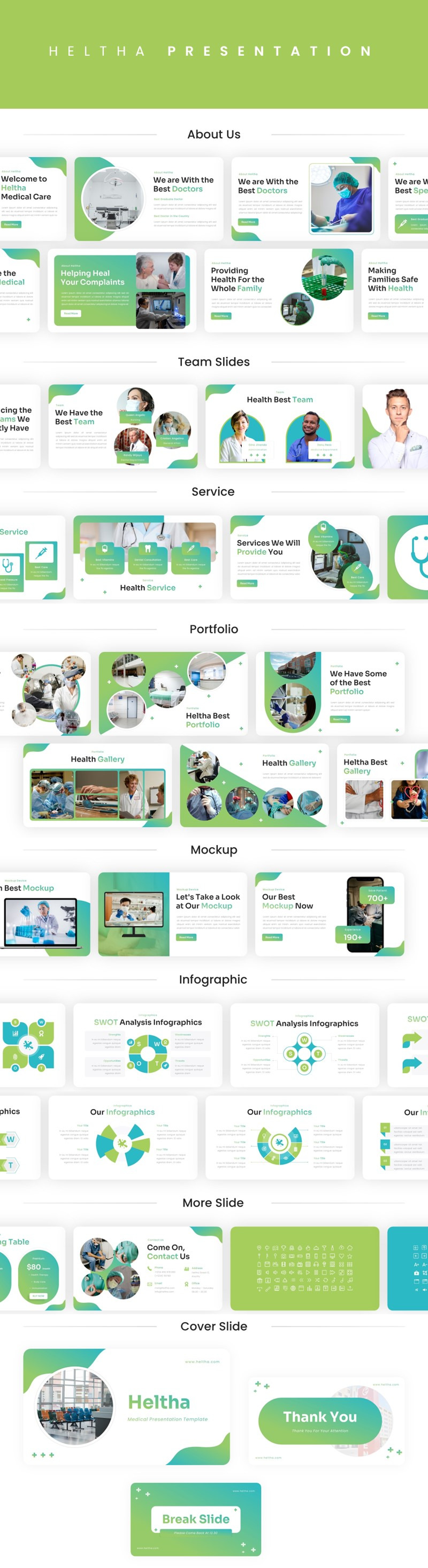 Heltha - Medical PowerPoint Template - TemplateMonster