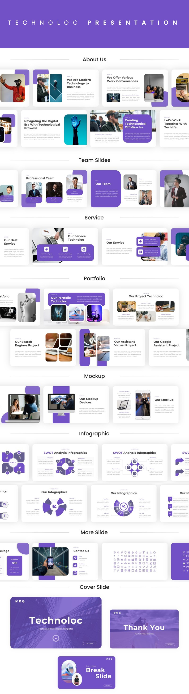 Technoloc – Technology Google Slides Template