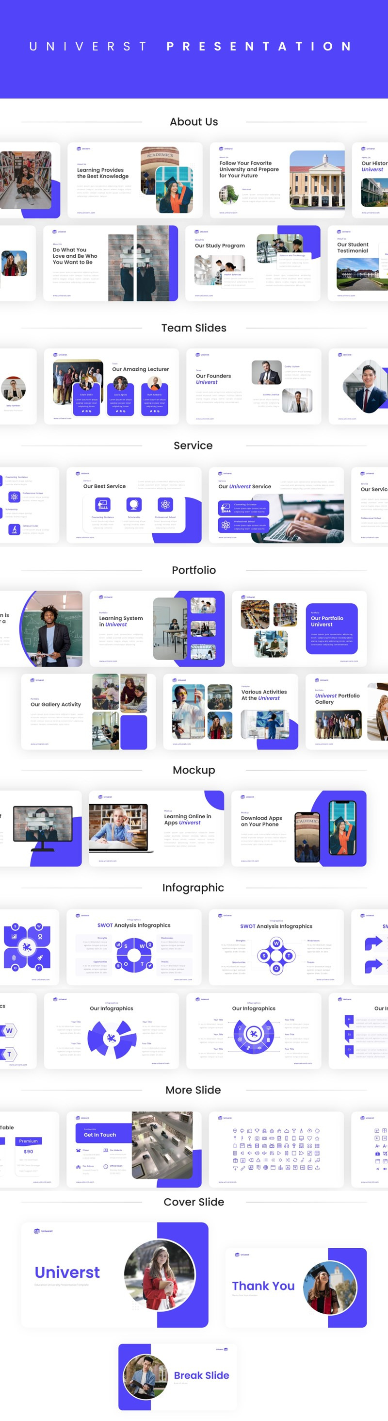 Universt – Education University Google Slides Template