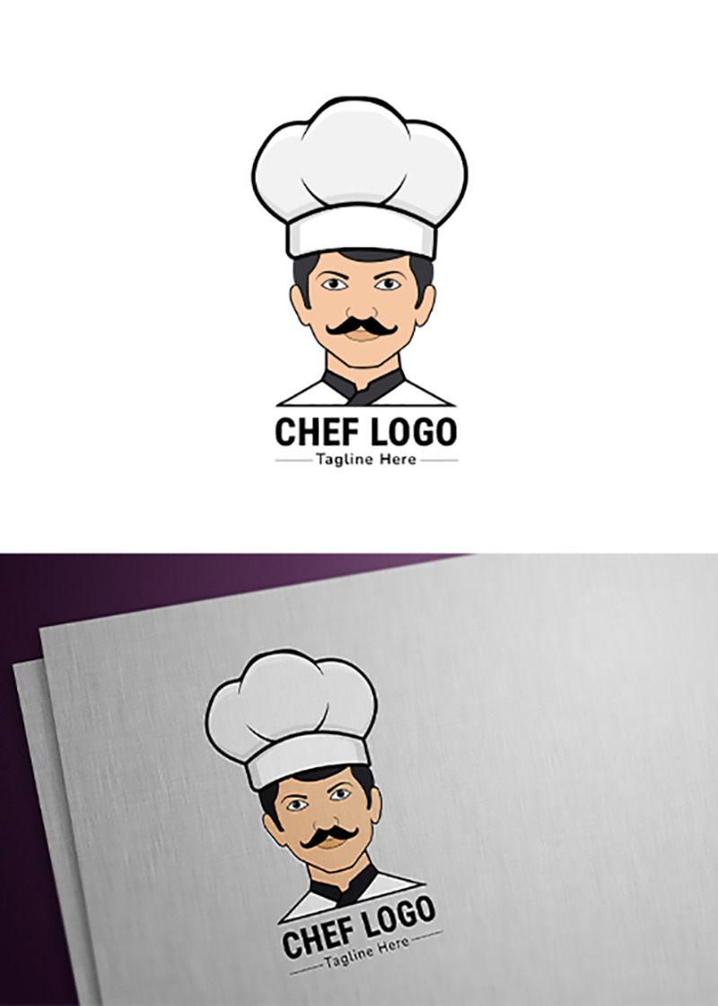 Chef Logo design templete #446759 - TemplateMonster