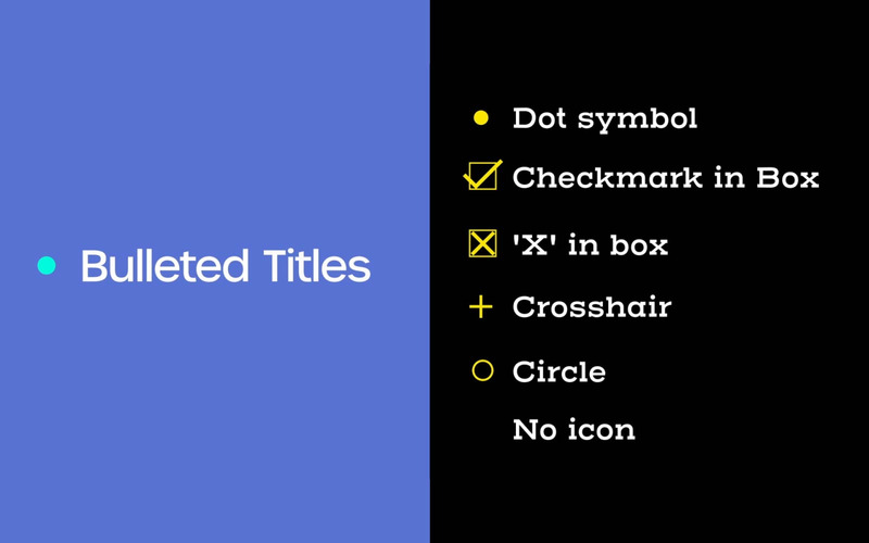 Bulleted Beauties Title Overlays #396071 - TemplateMonster