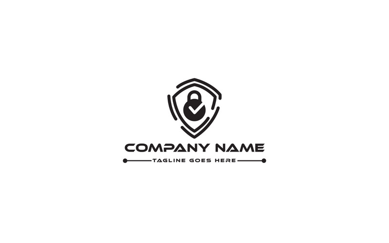 Cyber Security Vector Logo Design Template - TemplateMonster