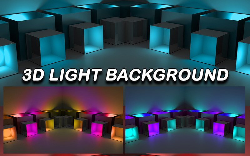 3D Light Background 11 colors #415904 - TemplateMonster