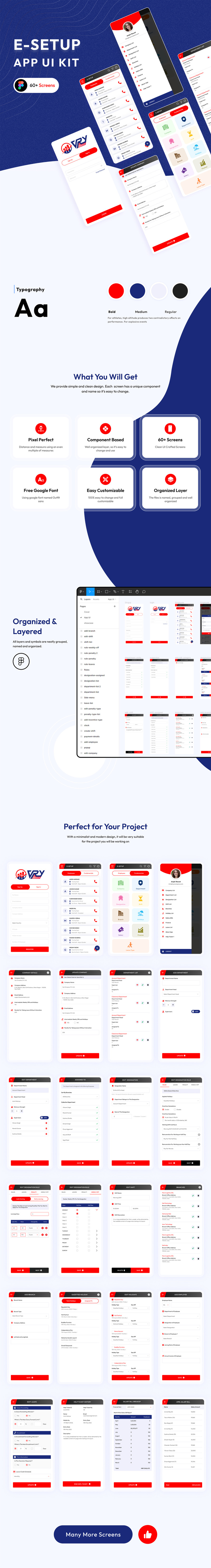 E-Setup Management App UI Kit #417258 - TemplateMonster