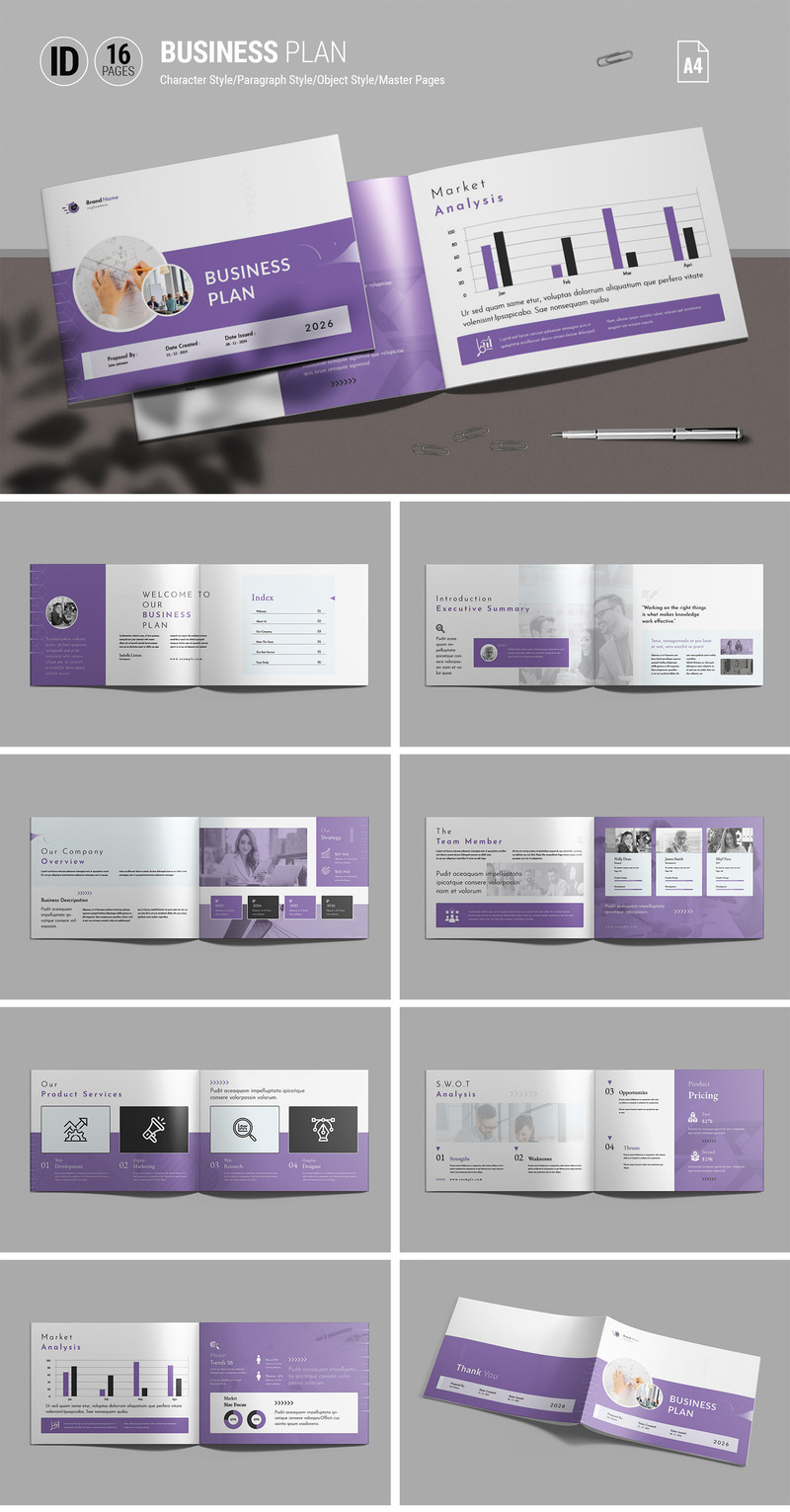 Business Plan Brochure _ (.Indd) #459565 - TemplateMonster