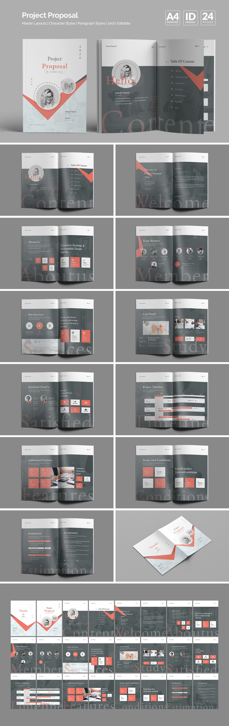 Project Proposal InDesign Template #432018 - TemplateMonster