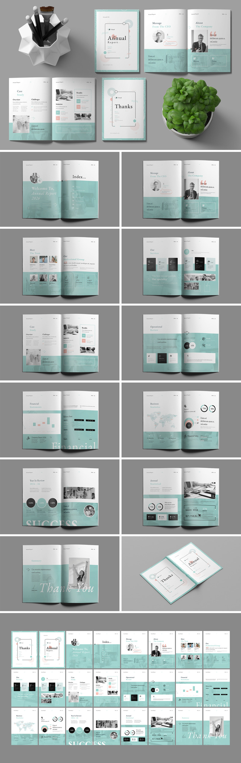 Creative - Annual Report Template #432003 - TemplateMonster