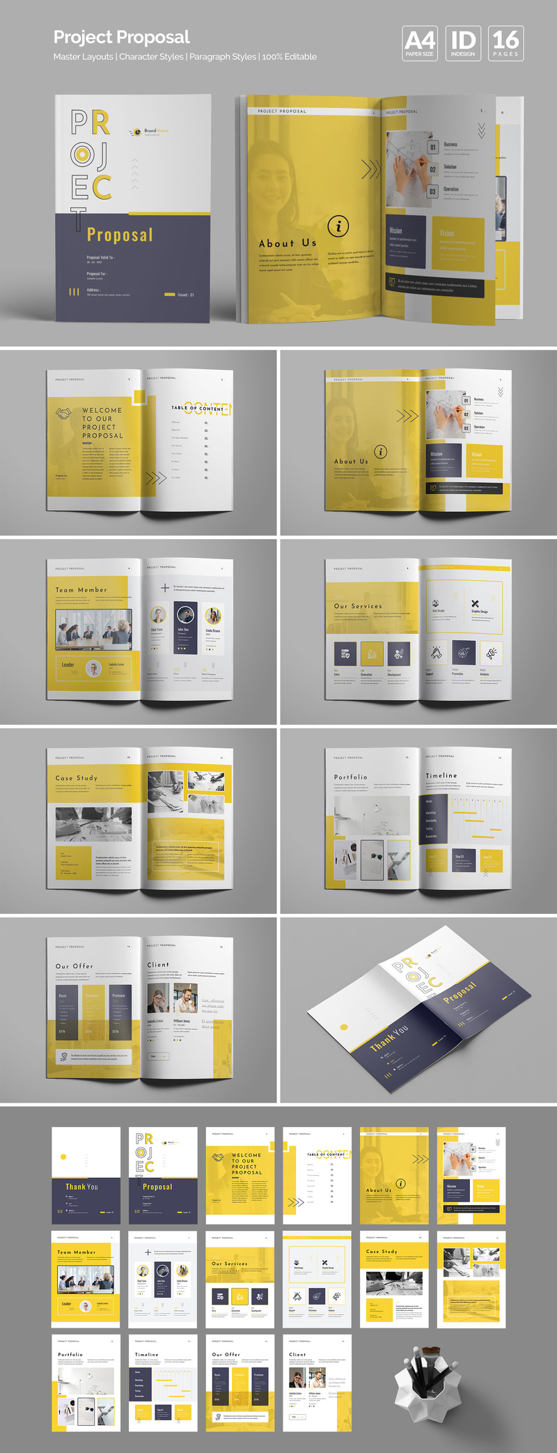 Project Proposal Template - (INDD) #431000 - TemplateMonster