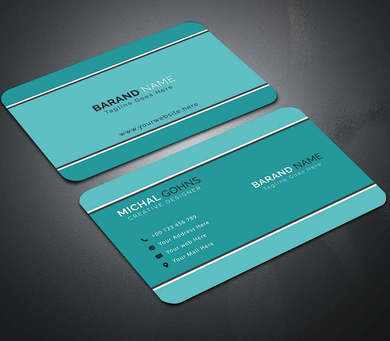 Vector Abstract Business Card Background Design.
