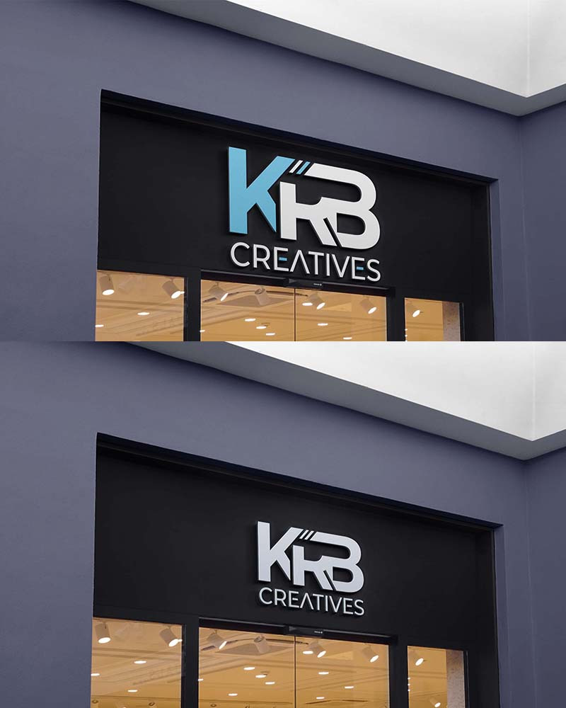 Creative and Minimalist KRB Logo Design - TemplateMonster