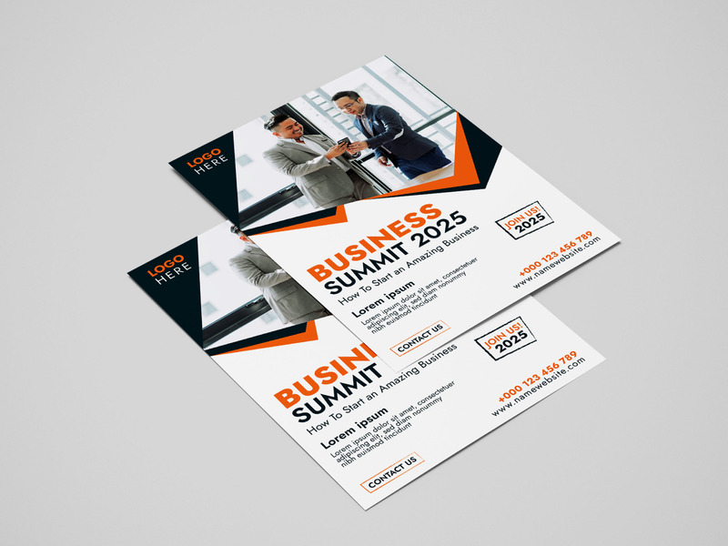 Current Template For a business flyer poster