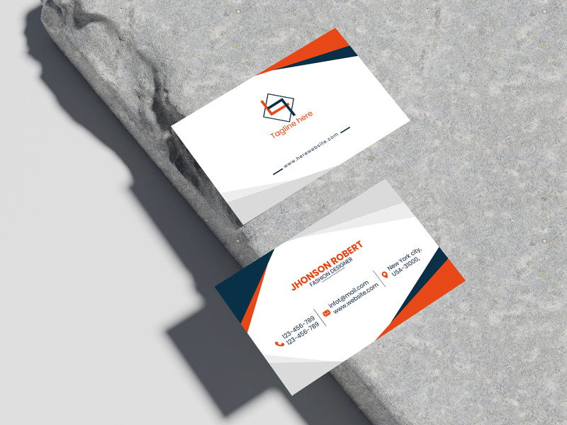 Expertly designed template for a business card