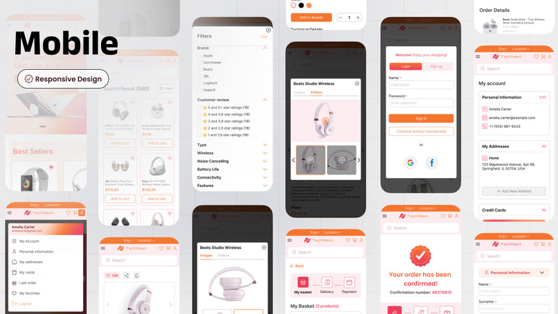E-Commerce Figma Theme & Web App UI Kit - TemplateMonster