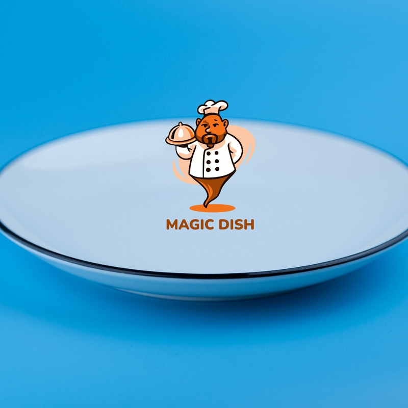Magic Dish logo design Template #509655 - TemplateMonster