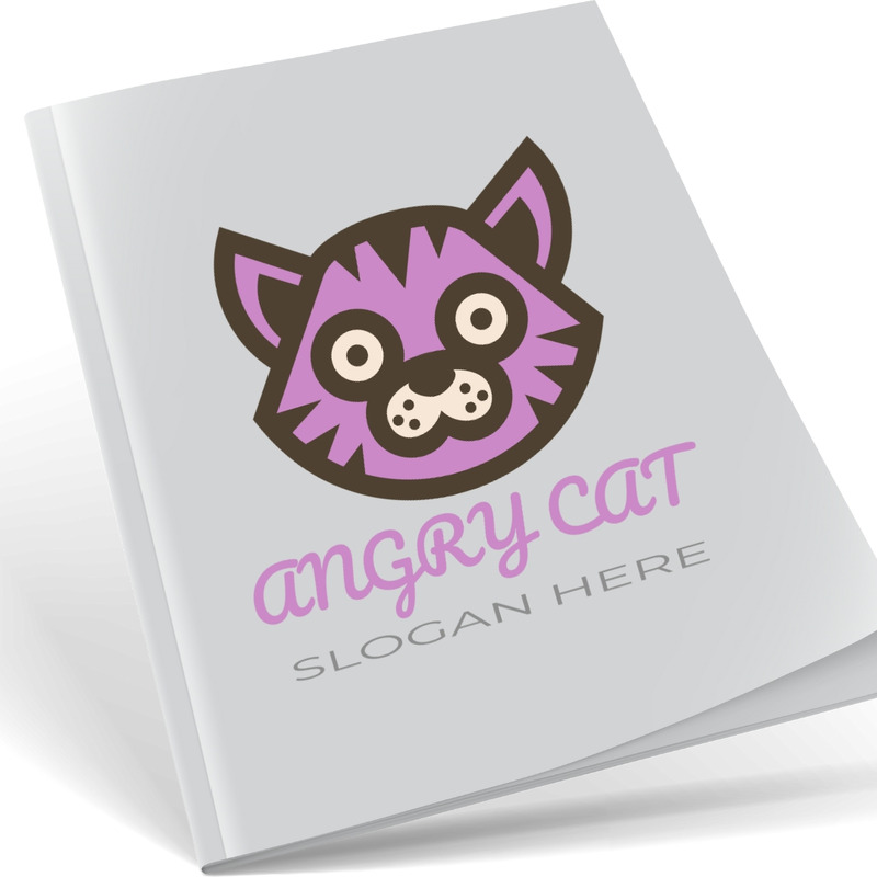 Angry cat logo design Templates #496697 - TemplateMonster