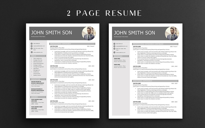 Remarkeble Resume template #505517 - TemplateMonster