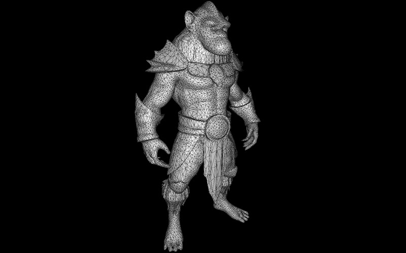 Primal Monarchs: Apex Primate Warriors Collection 3D Model