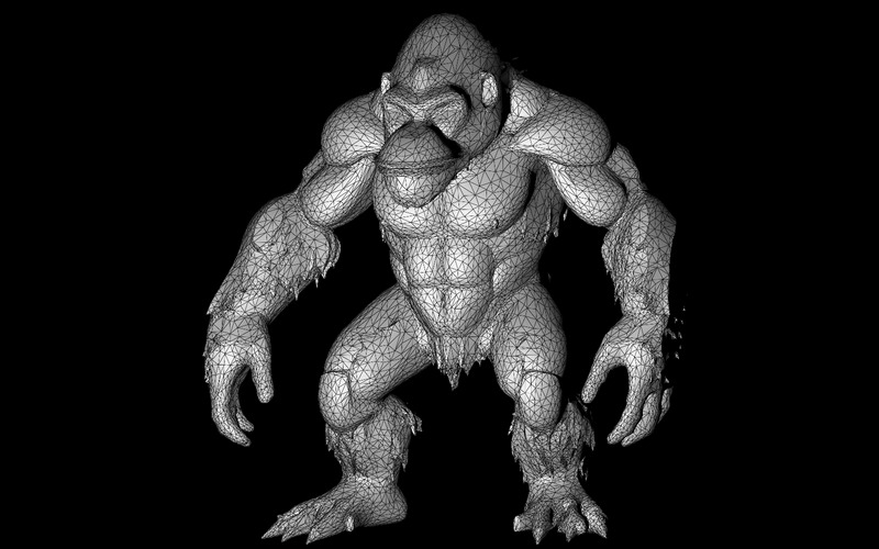 Primal Monarchs: Apex Primate Warriors Collection 3D Model