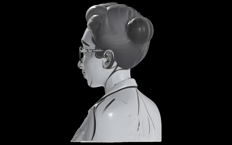 Professional Bust Sculpture 3D Model - TemplateMonster