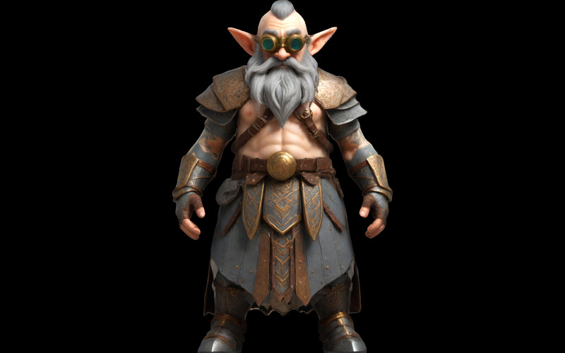Fantasy Realms Character Collection Free 3D Model
