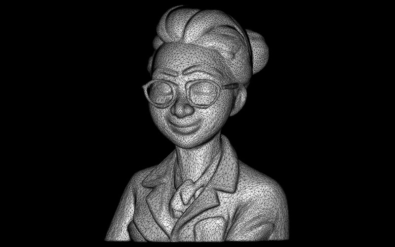 Professional Bust Sculpture 3D Model - TemplateMonster