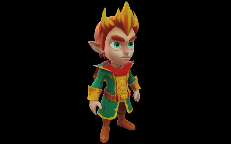 RealmCraft Chronicles: Fantasy Character Collection 3D Model