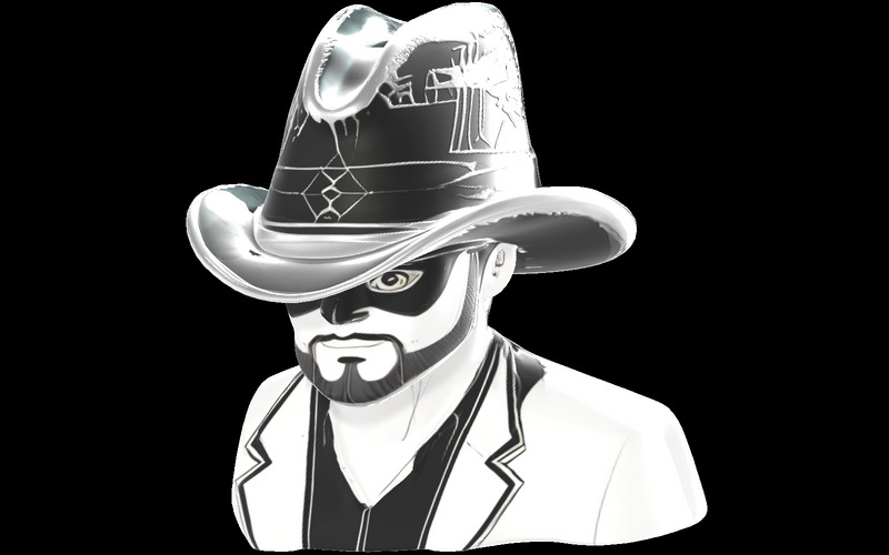 Steampunk Cowboy Bust 3D Model #508635 - TemplateMonster