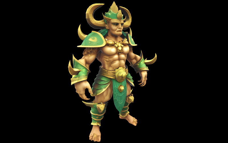 Primal Monarchs: Apex Primate Warriors Collection 3D Model