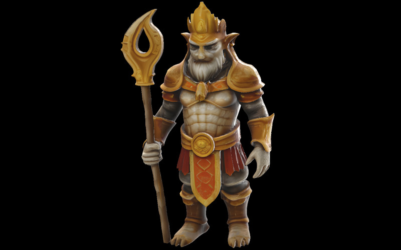 Primal Monarchs: Apex Primate Warriors Collection 3D Model