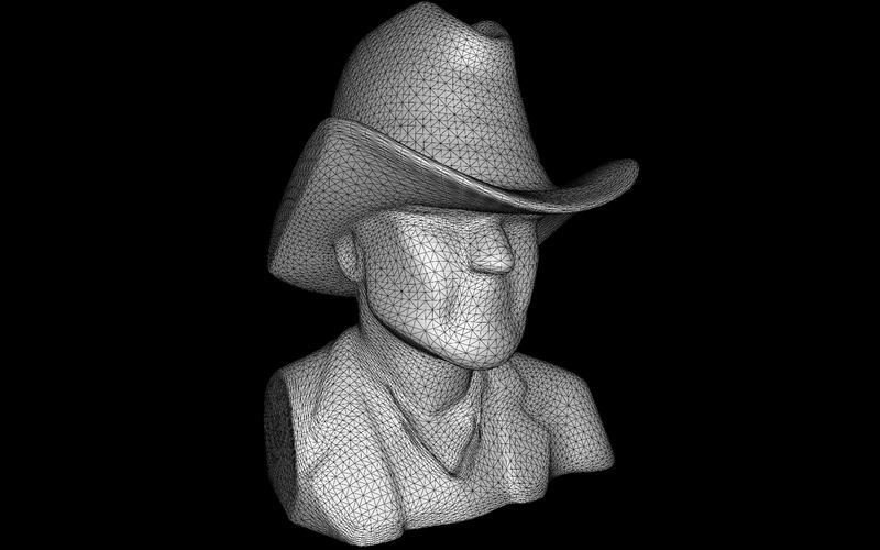 Steampunk Cowboy Bust 3D Model #508635 - TemplateMonster